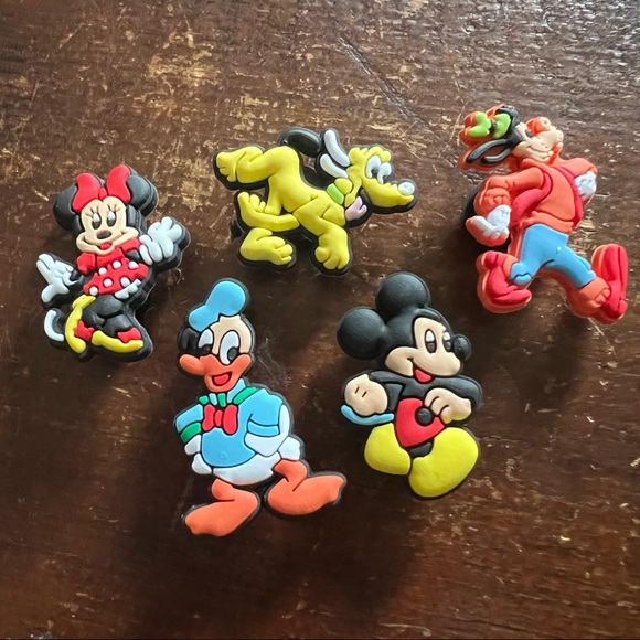 Disney | Accessories | Disney Themed Croc Charm Lot Minnie Mickey Goofy ...